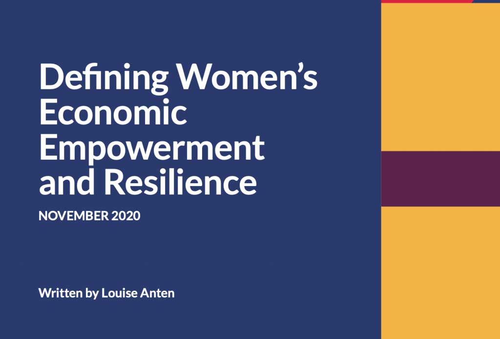 Defining Women’s Economic Empowerment and Resilience - Win-Win Strategies