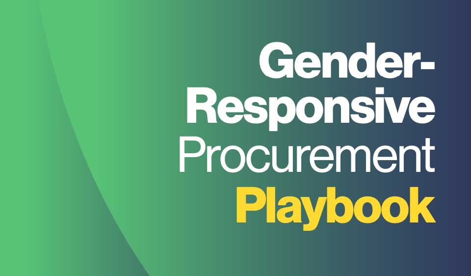 Launching the Gender Responsive Procurement Course and Playbook - Women Win